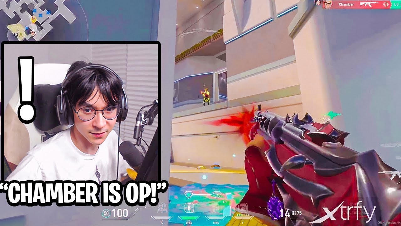TenZ Shows Agressive Chamber Gameplay In Ranked | VS Pro Players ...