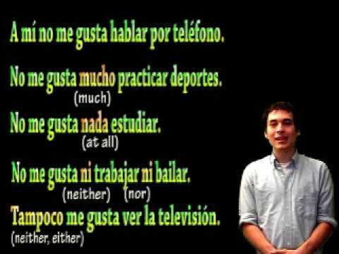 Learn Spanish - Talking about Likes/Dislikes (part 2) - YouTube