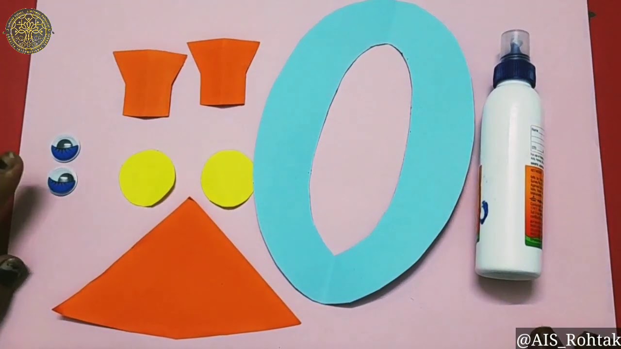 Art and Craft | Letter 'O' Craft - YouTube