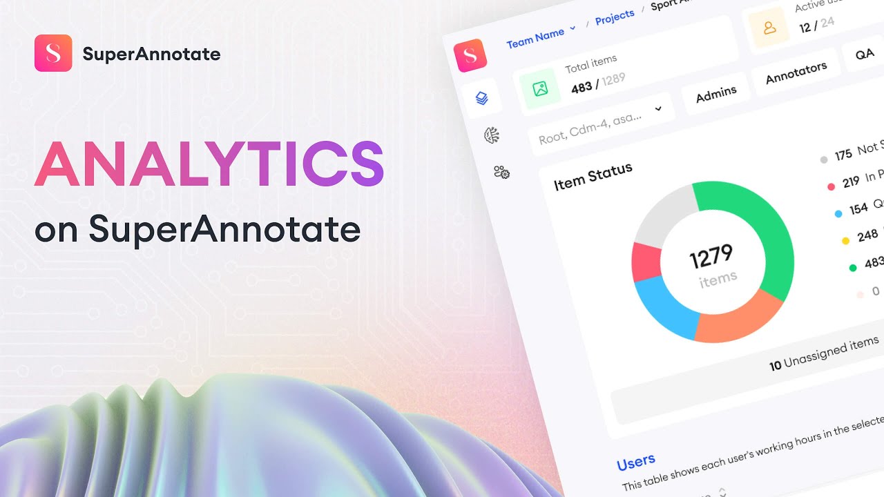 Introduction To Analytics In Superannotate Youtube