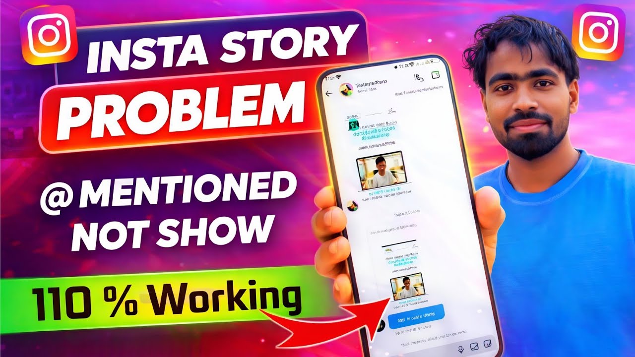 Instagram Mention In Story Problem 2026 | Fix Instagram Story Mention ...