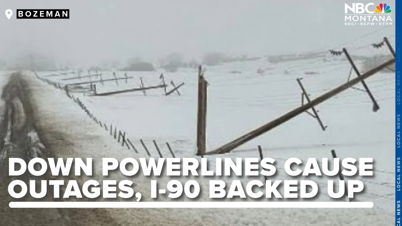 SPRING STORM: Powerlines knocked down causing outages, traffic stalled ...