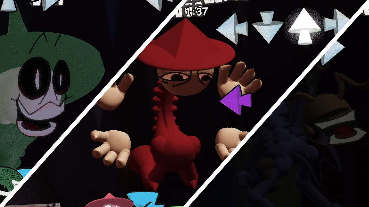 FNF Dave and Bambi Golden Apple Update - Deformation (4k) - YouTube