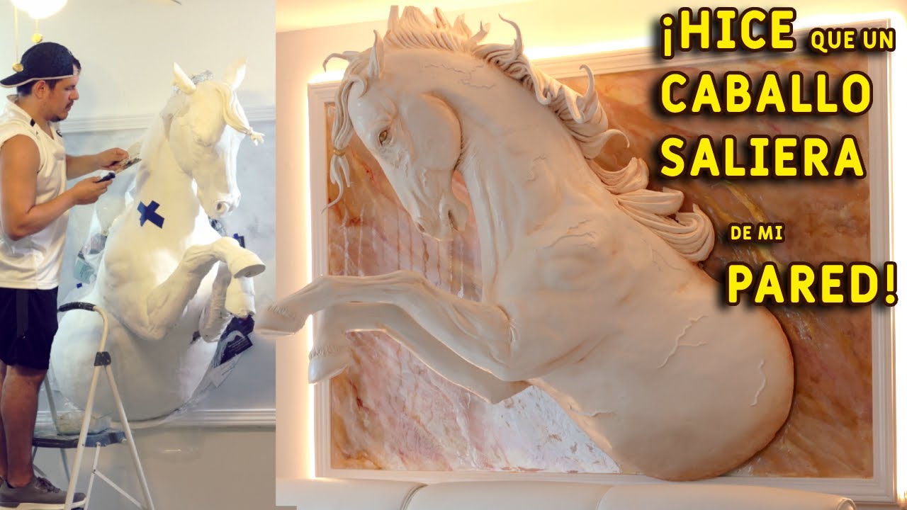 the best Plaster SCULPTURE tutorial process - YouTube