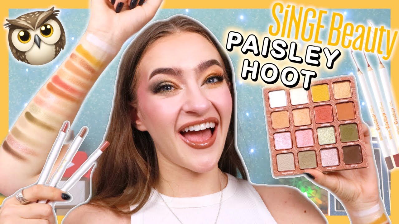 NEW Singe Beauty Paisley Hoot Eyeshadow Palette Review & Swatches! (2 ...