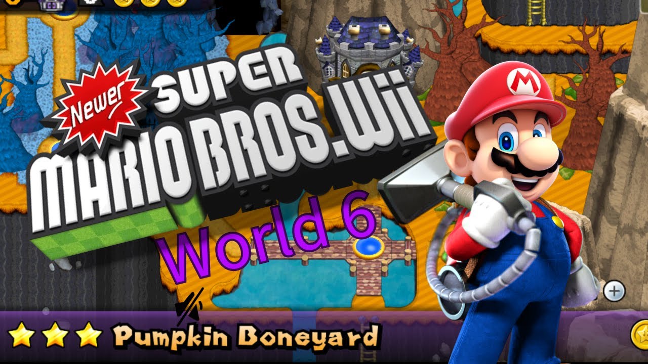 Newer Super Mario Bros. Wii - World 6 [reuploaded] - YouTube