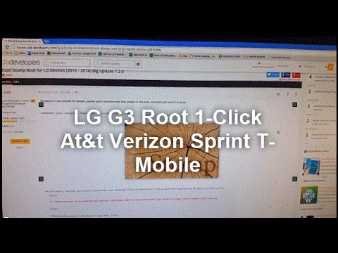 How to Root the LG G3 4.4.2 ONE CLICK SUPER EASY [StumpRoot Method ...