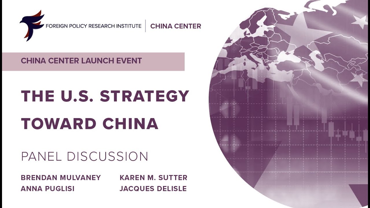 The U.S. Strategy Toward China: Panel - YouTube