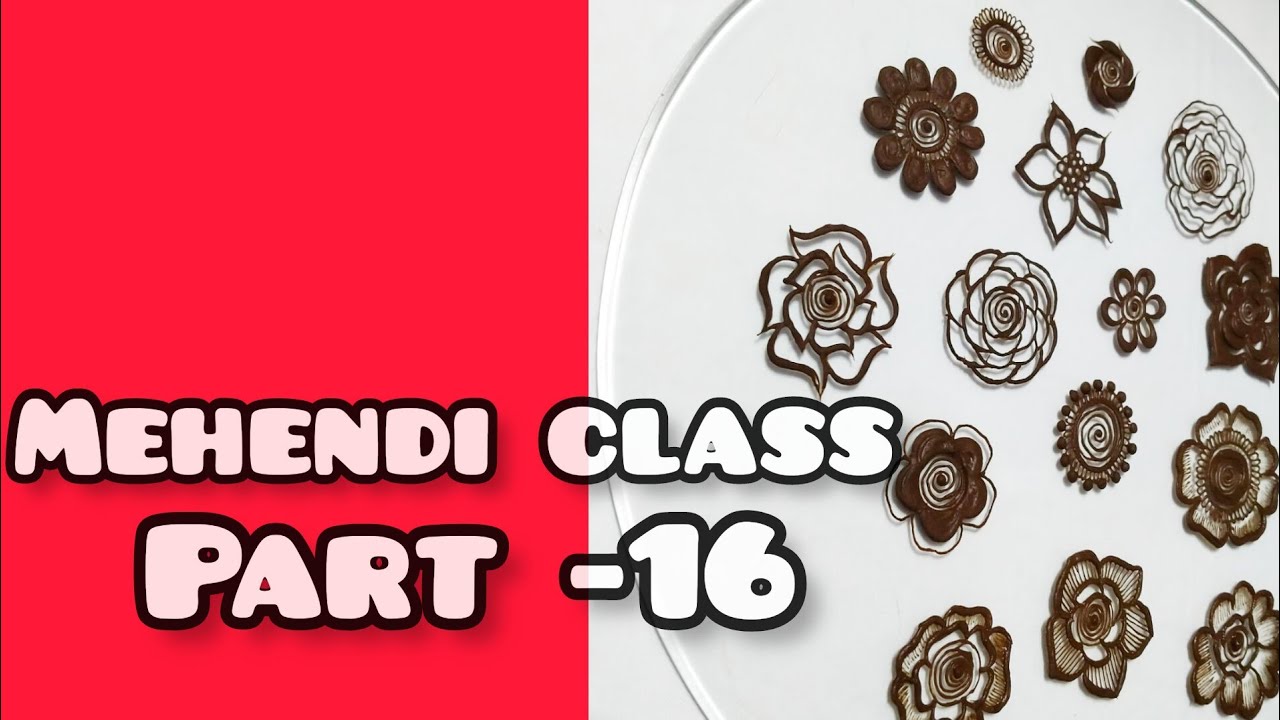 mehendi class _16 /new simple & easy mehndi design/simple flower ...