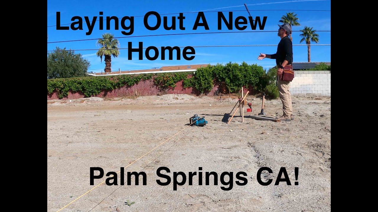 House Build From The Ground Up Laying Out The House Youtube