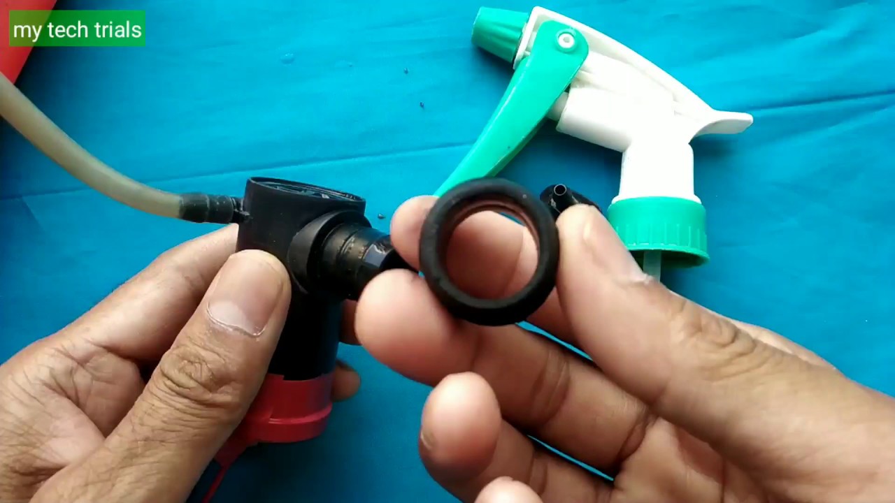 DIY make continuous spray pump लगातार चलने वाला इलेक्ट्रिक स्प्रे पंप ...