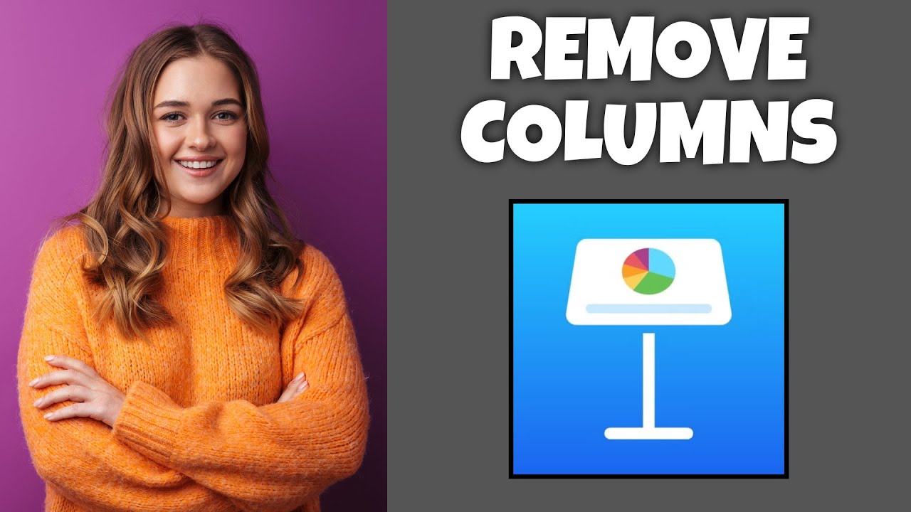 How To Remove Columns On A Table On Keynote | Step By Step Guide ...