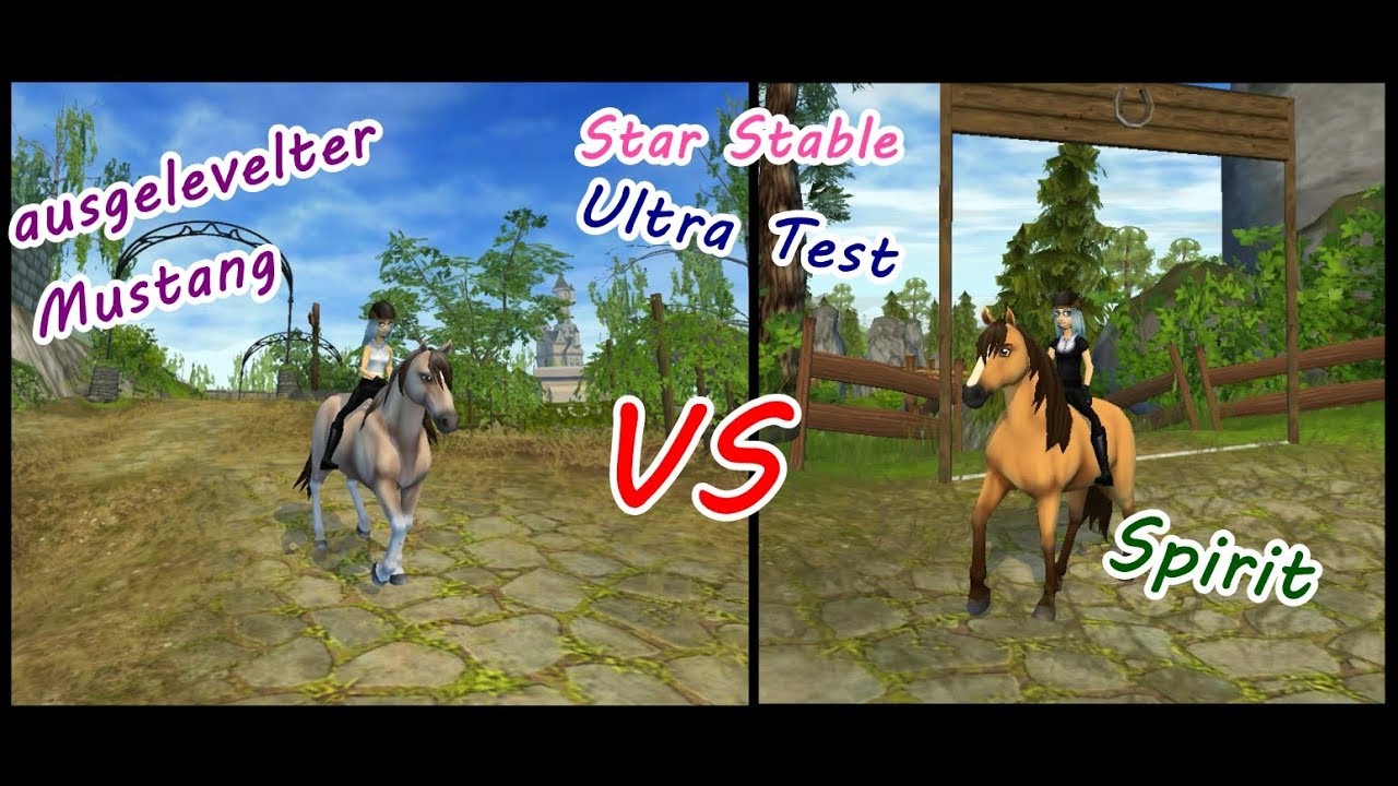 Star Stable [SSO]: ULTRA TEST Spirit VS Mustang - YouTube