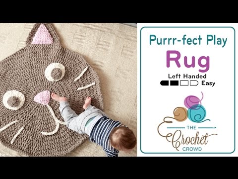 How to Crochet A Rug: Cat Play Rug - YouTube