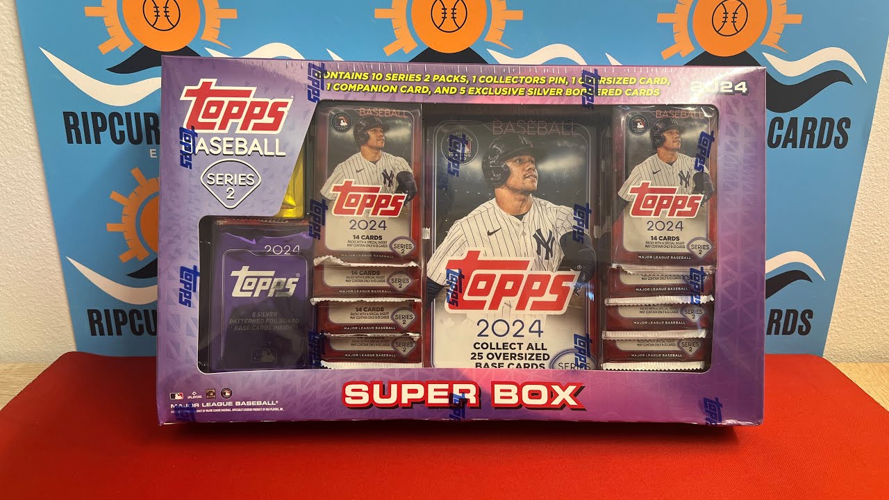 2024 Topps Series 2 Super Box From Target - Case Hit Pulled! - YouTube