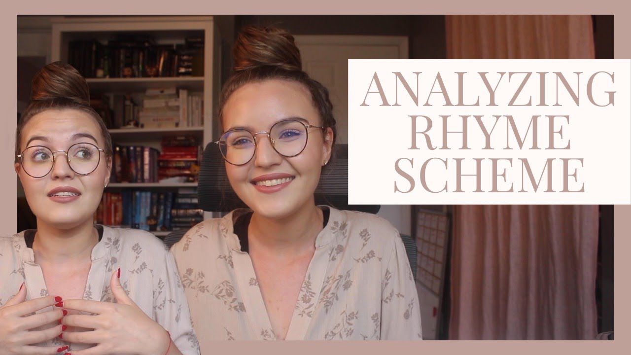 can you talk about rhyme scheme in a poetry analysis? | english major ...