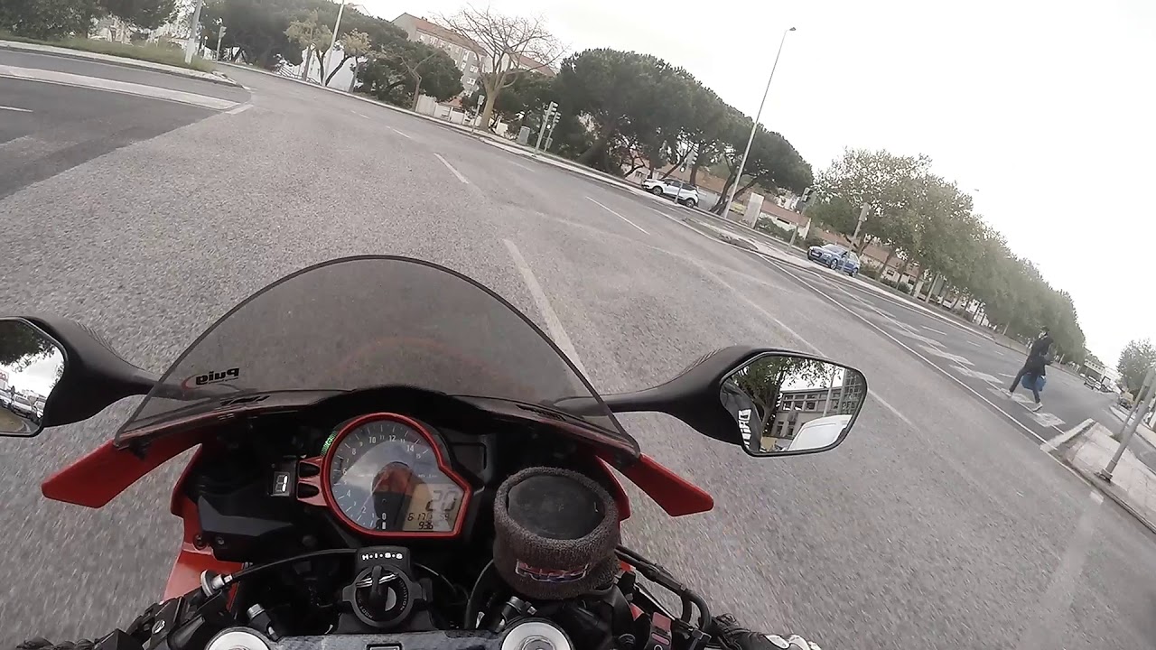 Front tire slipping... - YouTube