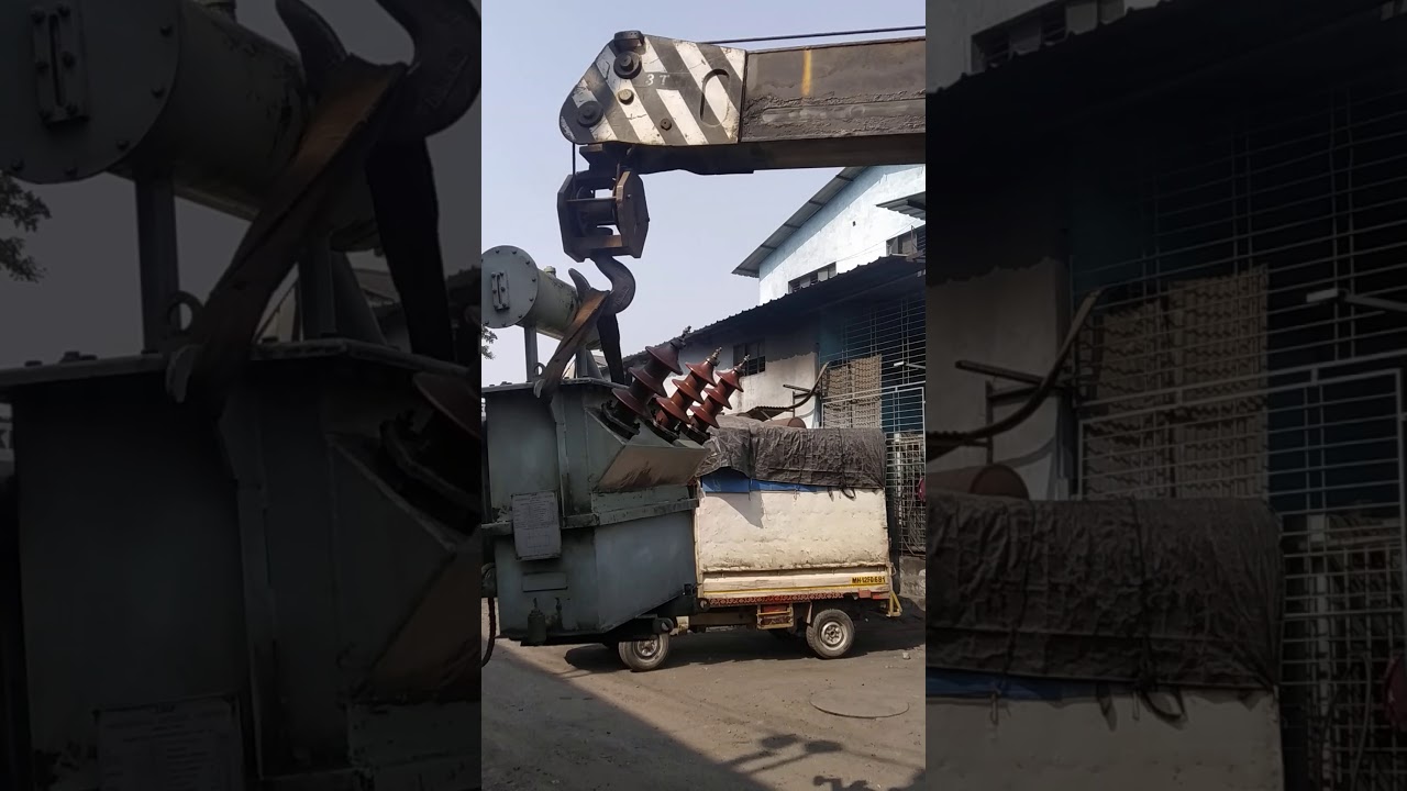 Removing of transformer for repairs - YouTube