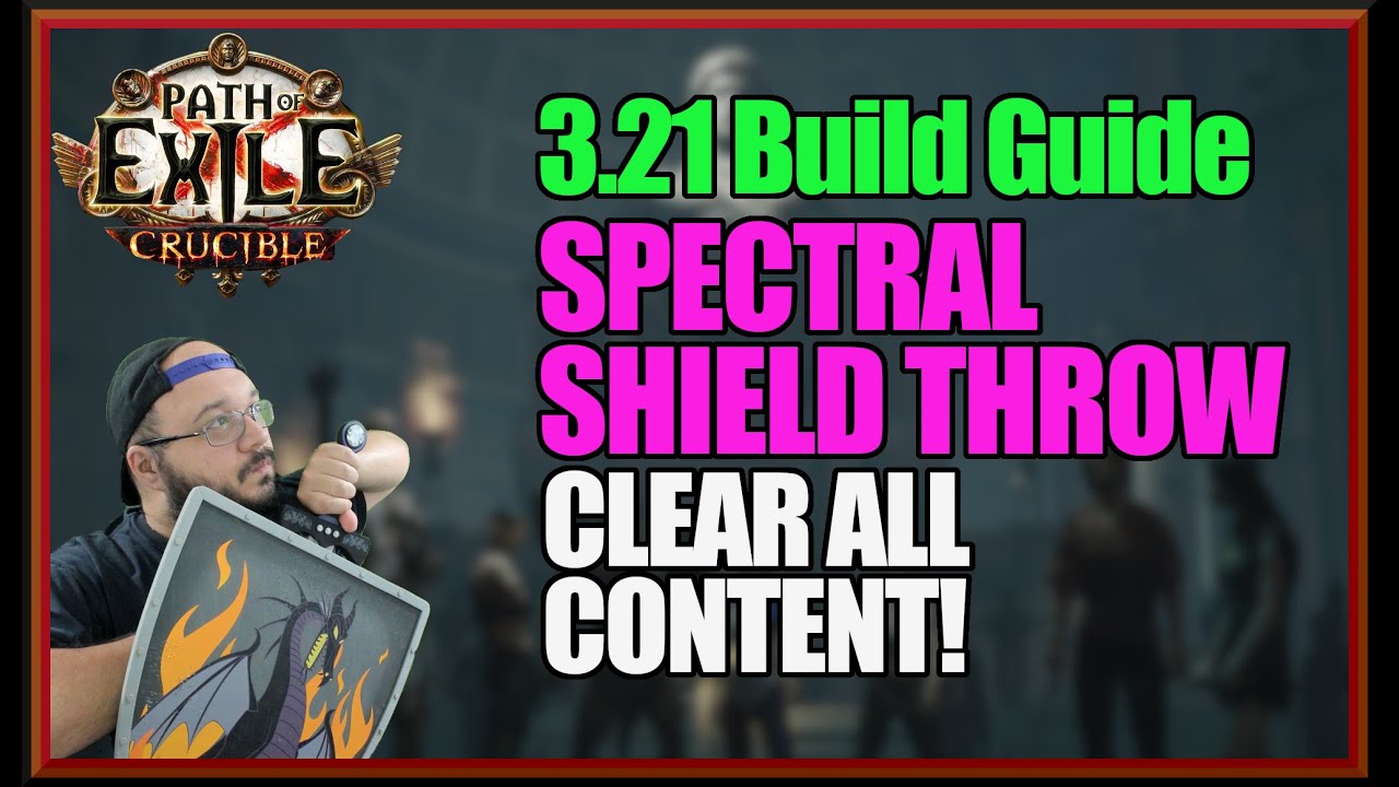 [POE 3.21] Cold Convert Spectral Shield Throw! Clear All Content! Throw ...