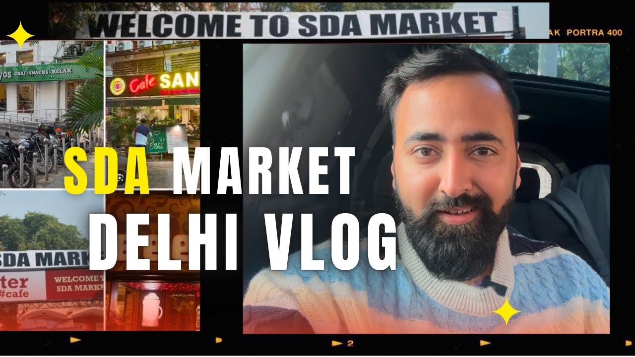 Exploring SDA Market Delhi | Hidden Gems, Food & Shopping | Mini Vlog ...