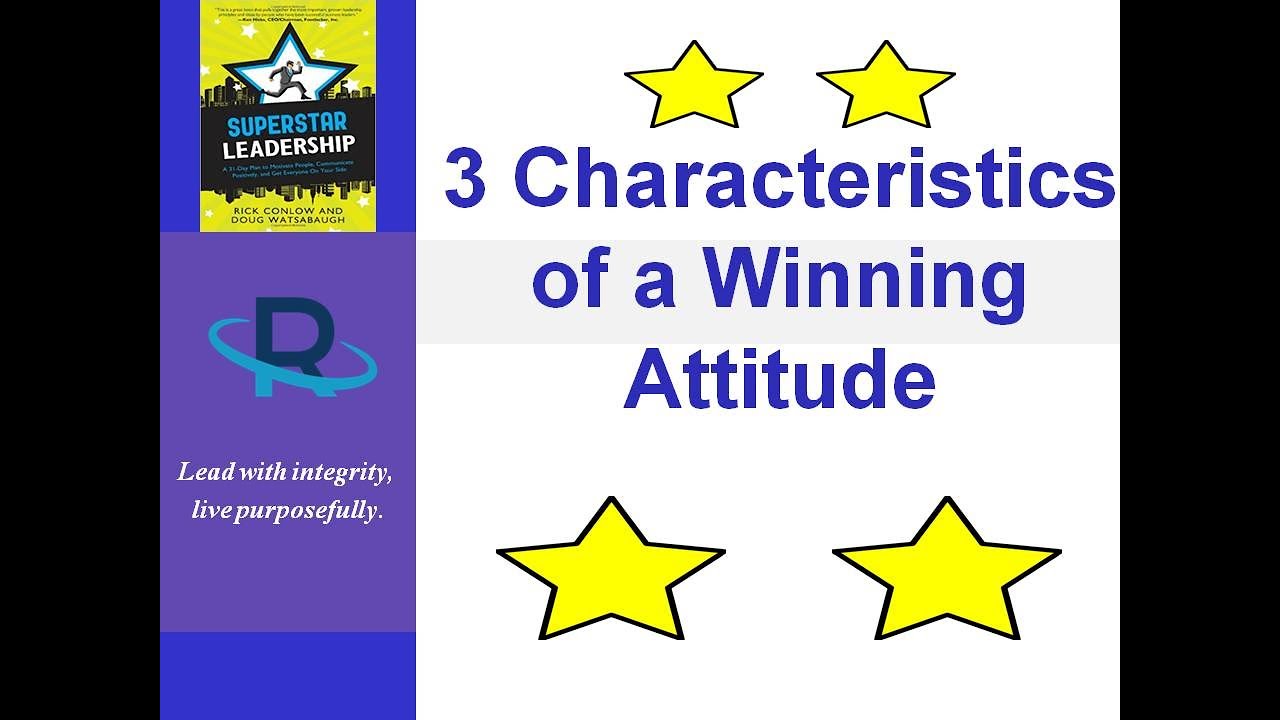 3 Characteristics of a Winning Attitude-Motivational Speech - YouTube