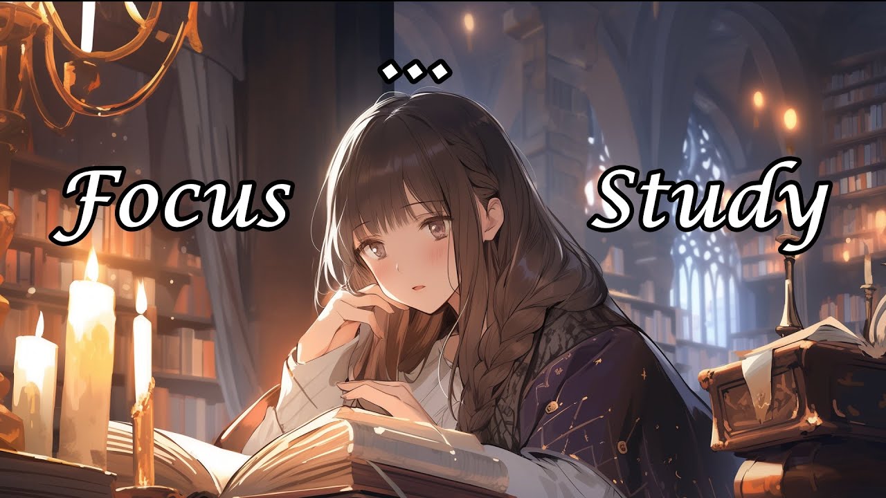 Magical Study Ambience, Cozy Library Sounds & Relaxing Fantasy Music ...