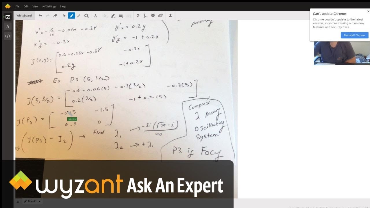 Eigenvalue Stability Using the Jacobian - YouTube