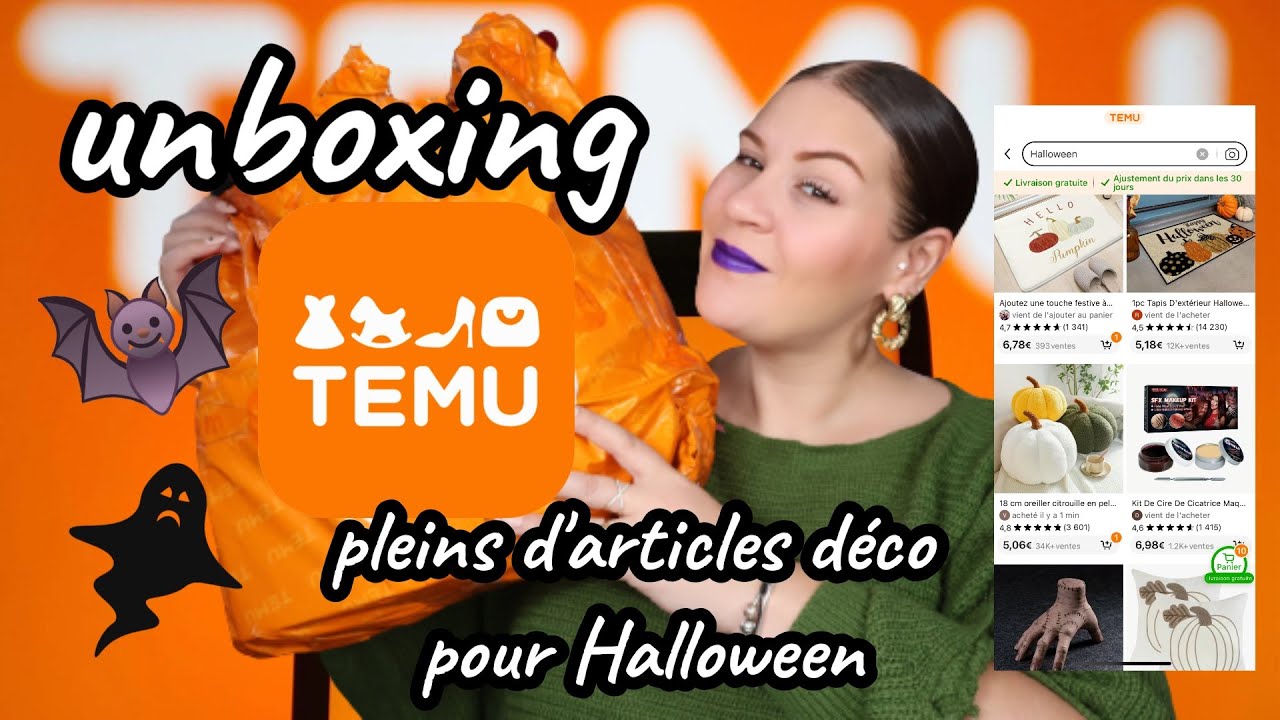 *TEMU*🎃👻 de la super déco pour l'automne et Halloween - YouTube