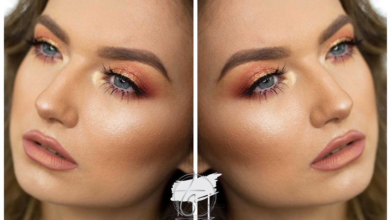 Summer Vibes Make-up Tutorial || Alexandra Turkoane || Peach Make-up - YouTube