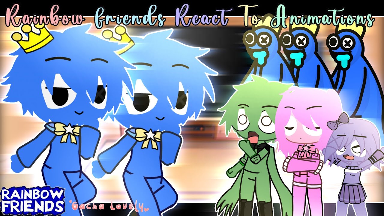 💗 RAINBOW FRIENDS REACTS to Animations! ️ [My Au] 🍄🎄part 95 - YouTube