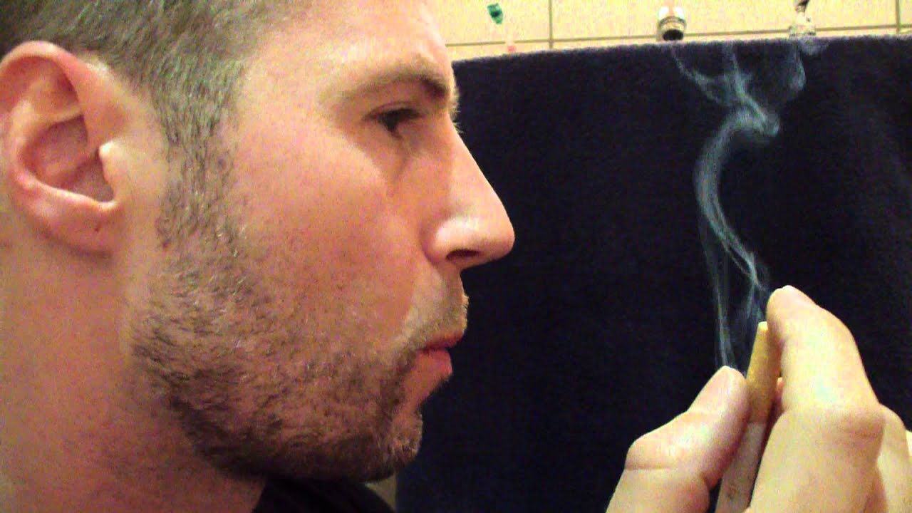 tried some french inhales ... - YouTube