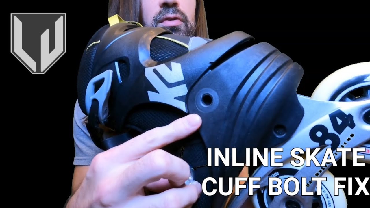 Recreational Inline Skate Cuff Bolt Replacement - YouTube