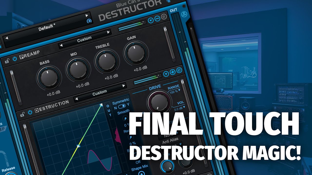 Enhancing Your Mix with Blue Cat Audio Destructor - YouTube