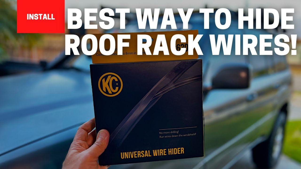 Best Way to Hide Roof Rack Wires! KC Universal Wire Hider. #LandCruiser ...