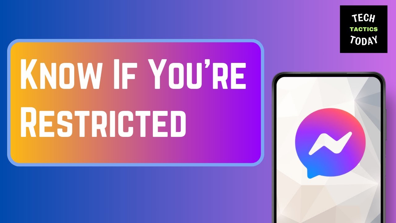 How To Know If You_re Restricted On Messenger_ - YouTube