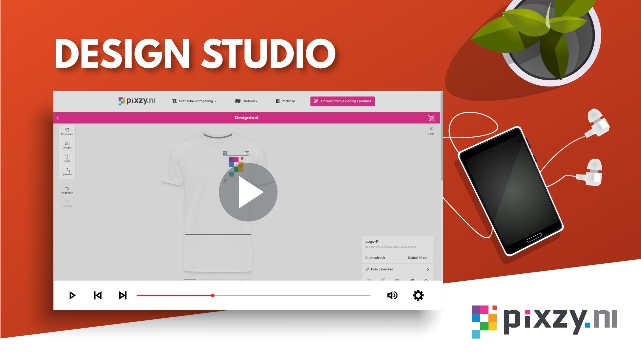 De Pixzy.nl Design Studio - YouTube