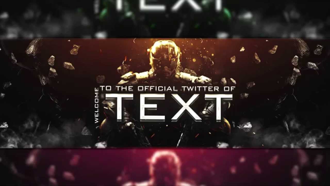 Free GFX: BO3 Twitter Header Template || By Treat Vainn (Call Of Duty ...