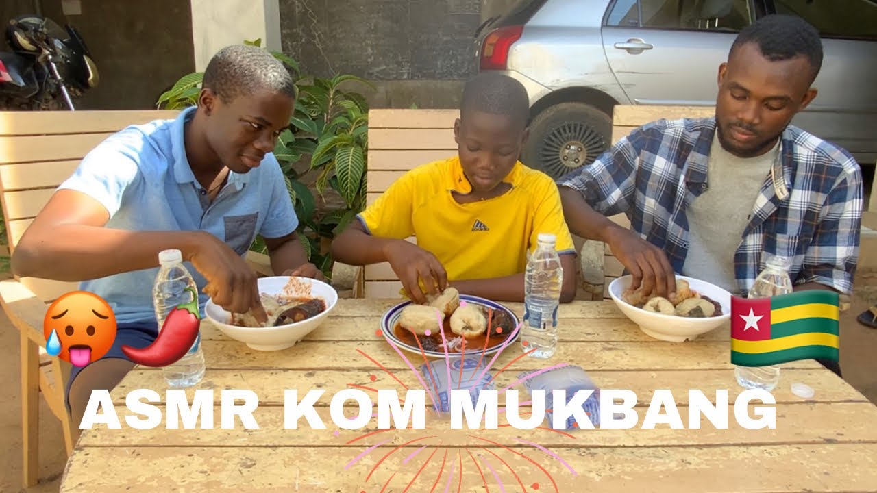 ASMR Kom Mukbang || African Food Challenge || Speed Eating Challenge ...