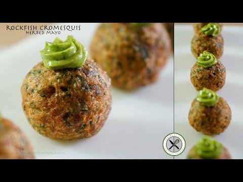 Rockfish Cromesquis Amuse-Bouche – Bruno Albouze
