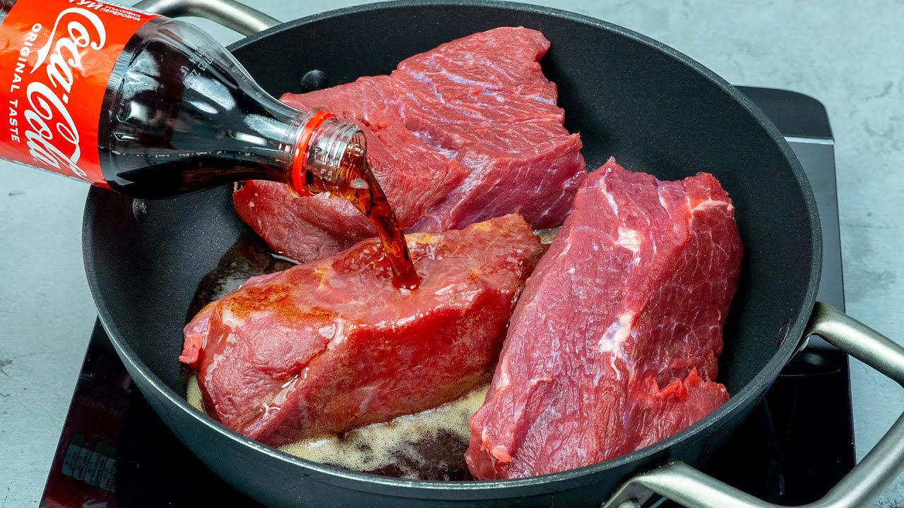 This meat recipe will make any chef envious! The secret is in Cola ...