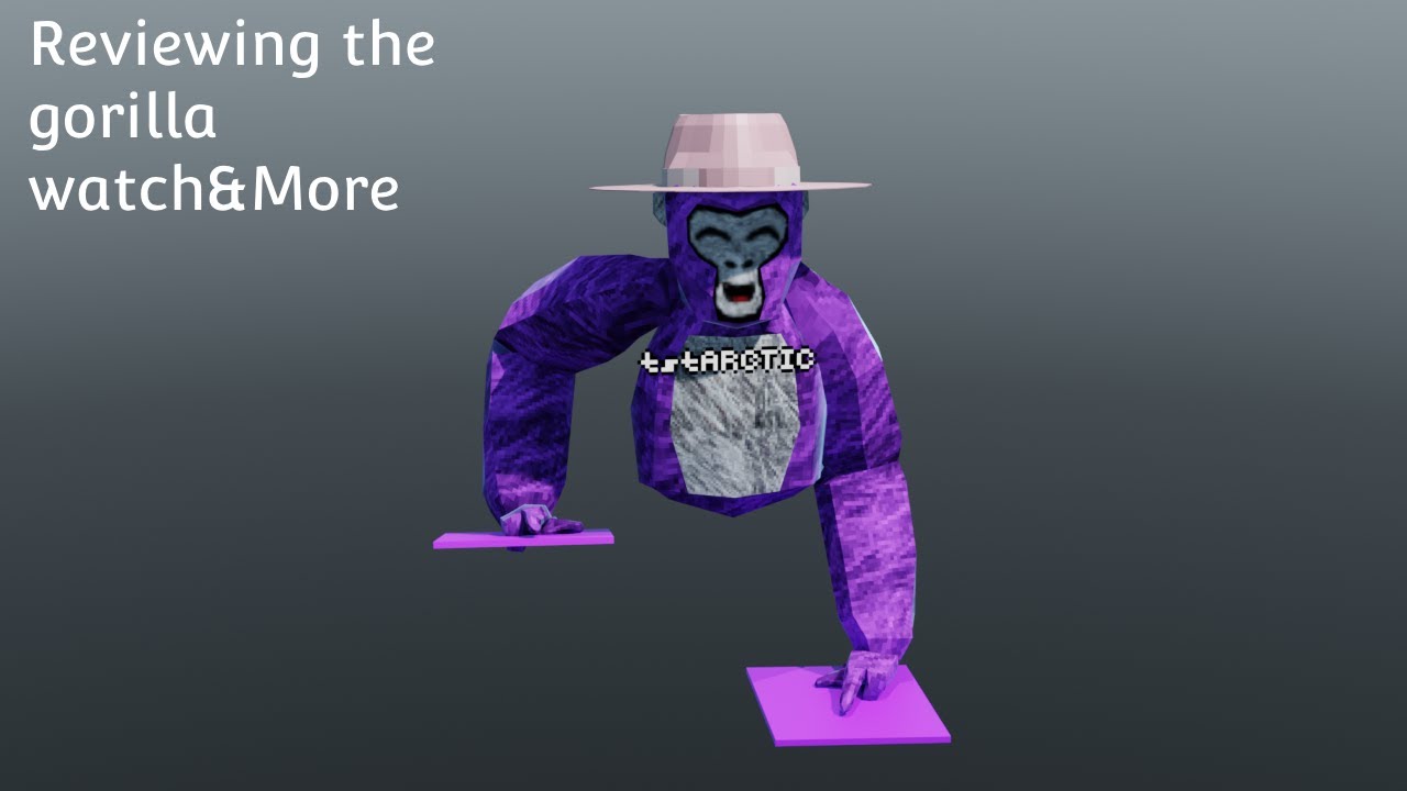 Reviewing the gorilla watch&More - YouTube