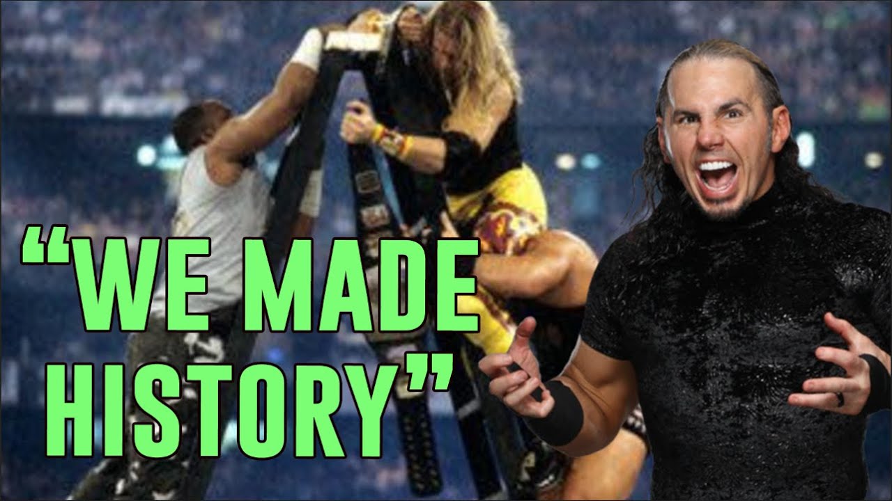 Matt Hardy Talks the ICONIC TLC Matches - YouTube