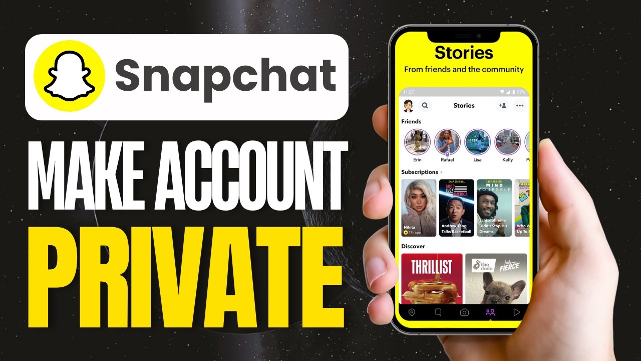 How To Make Snapchat Private Account - YouTube