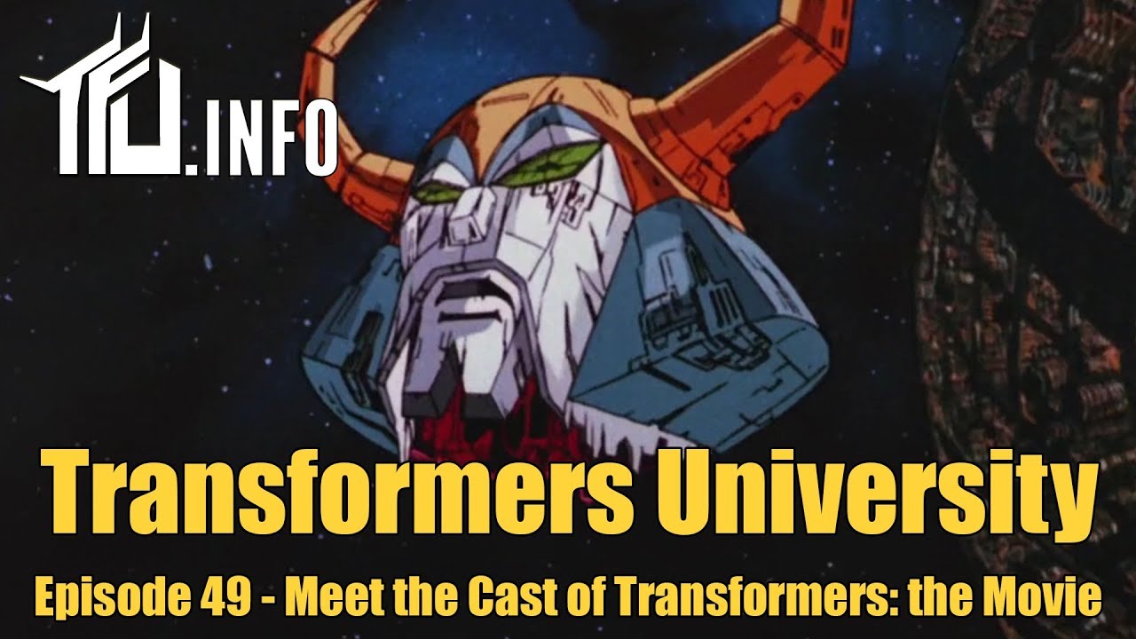 Meet the Cast of Transformers: the Movie (1986) - Transformers ...