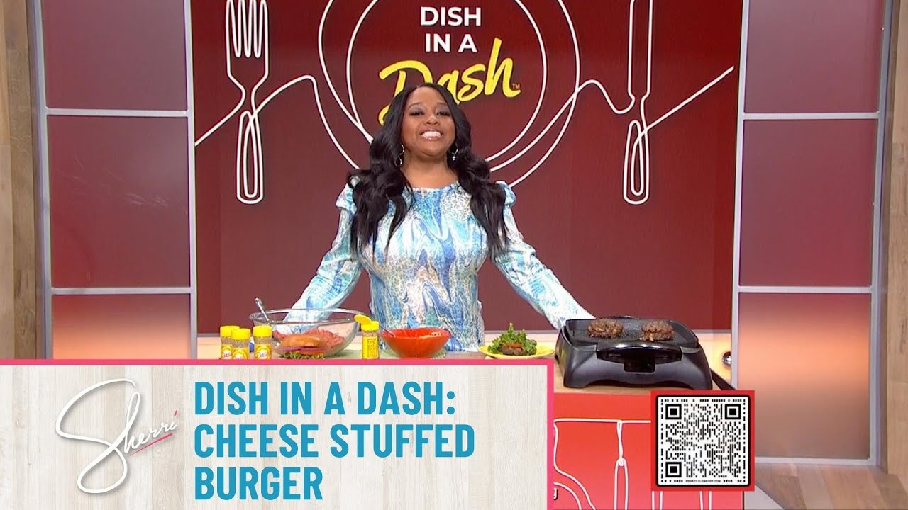 Sherri’s Original Cheese Stuffed Burgers | Sherri Shepherd - YouTube