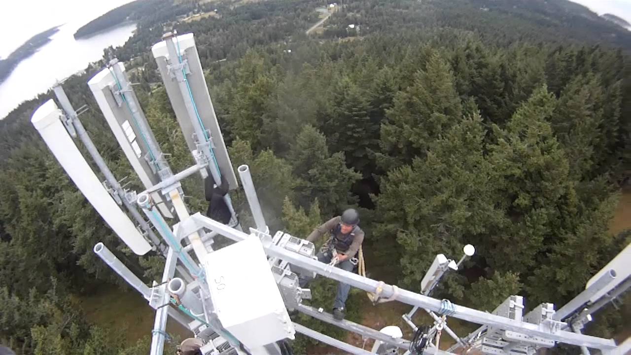 Cell Tower Top Radio upgrade. - YouTube
