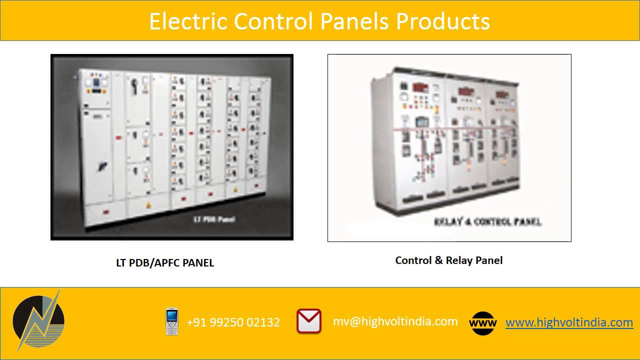Electric Control Panels by Highvolt India - YouTube