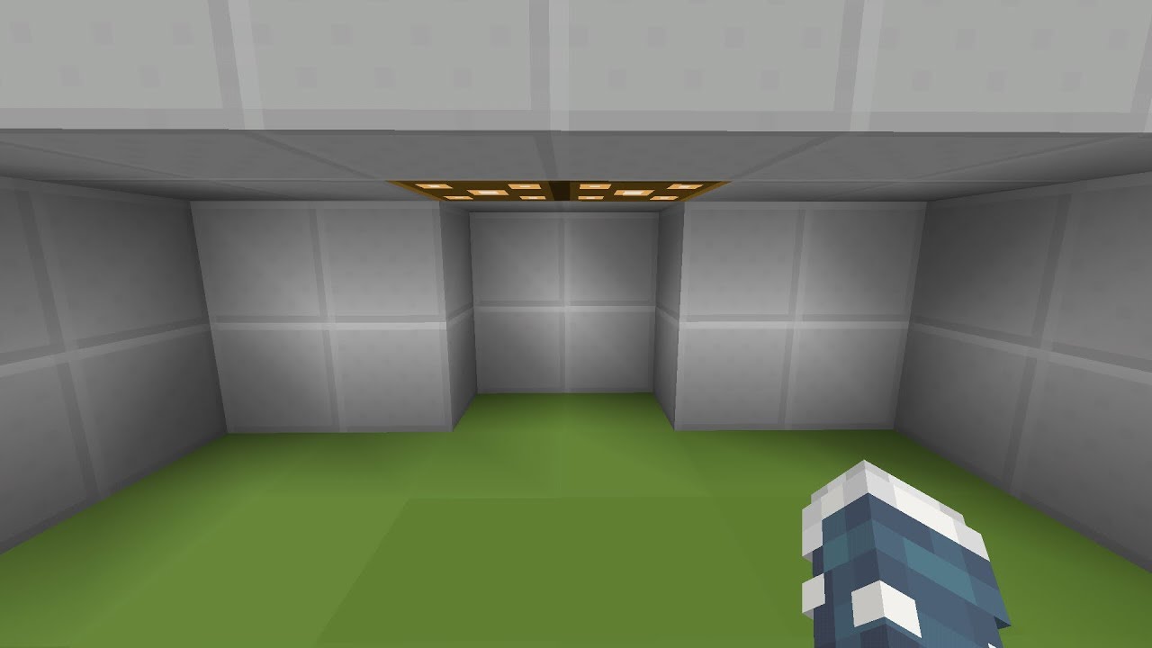 Minecraft pe 2x2 lockable piston door [tutorial] - YouTube