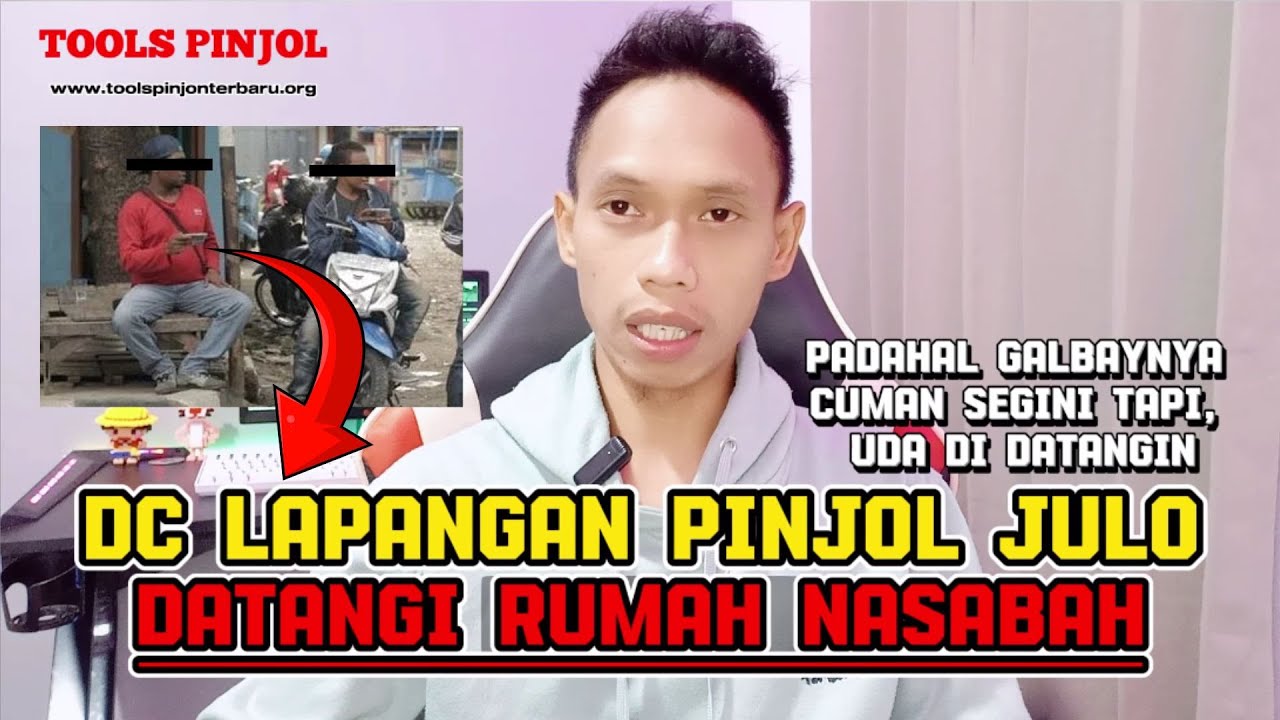DC lapangan pinjol julo Datangi rumah nasabah yang galbay pinjol - YouTube