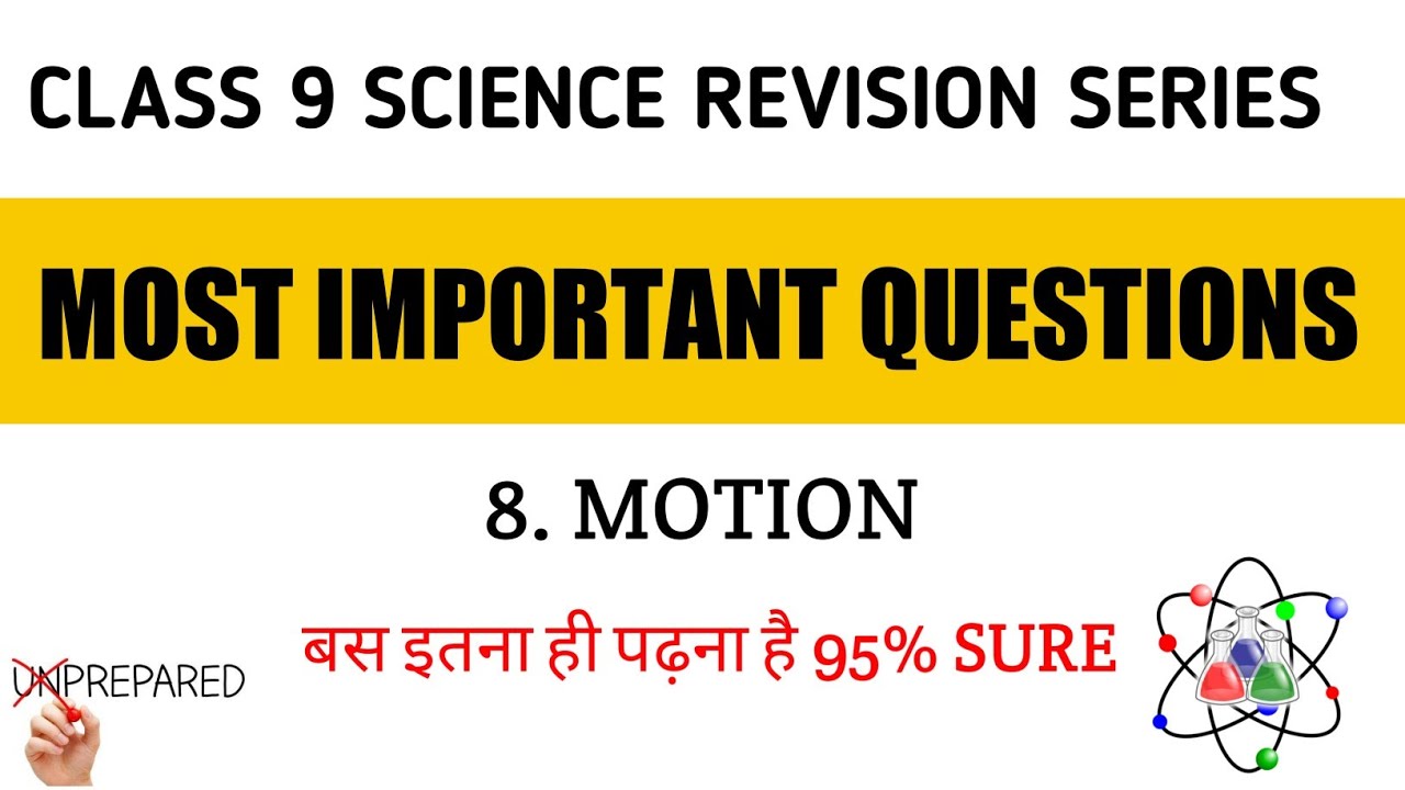 Class 9 Science Most Important Questions Ch 8 Motion Must Do Revision class-9-science-most-important-questions-ch-8-motion-must-do-revision